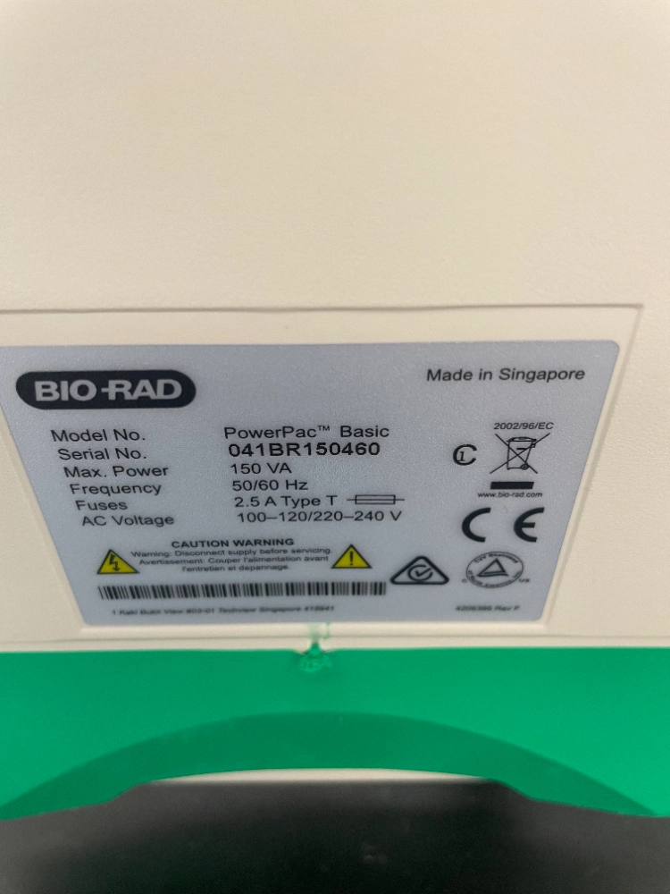 Bio-Rad PowerPac Basic Electrophoresis Power Supply | LabX.com