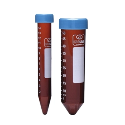 Isolab Centrifuge Tubes - Amber - Screw Cap - P.P - 15 ml 50 Pieces / Pack 078-12-001 | LabX.com