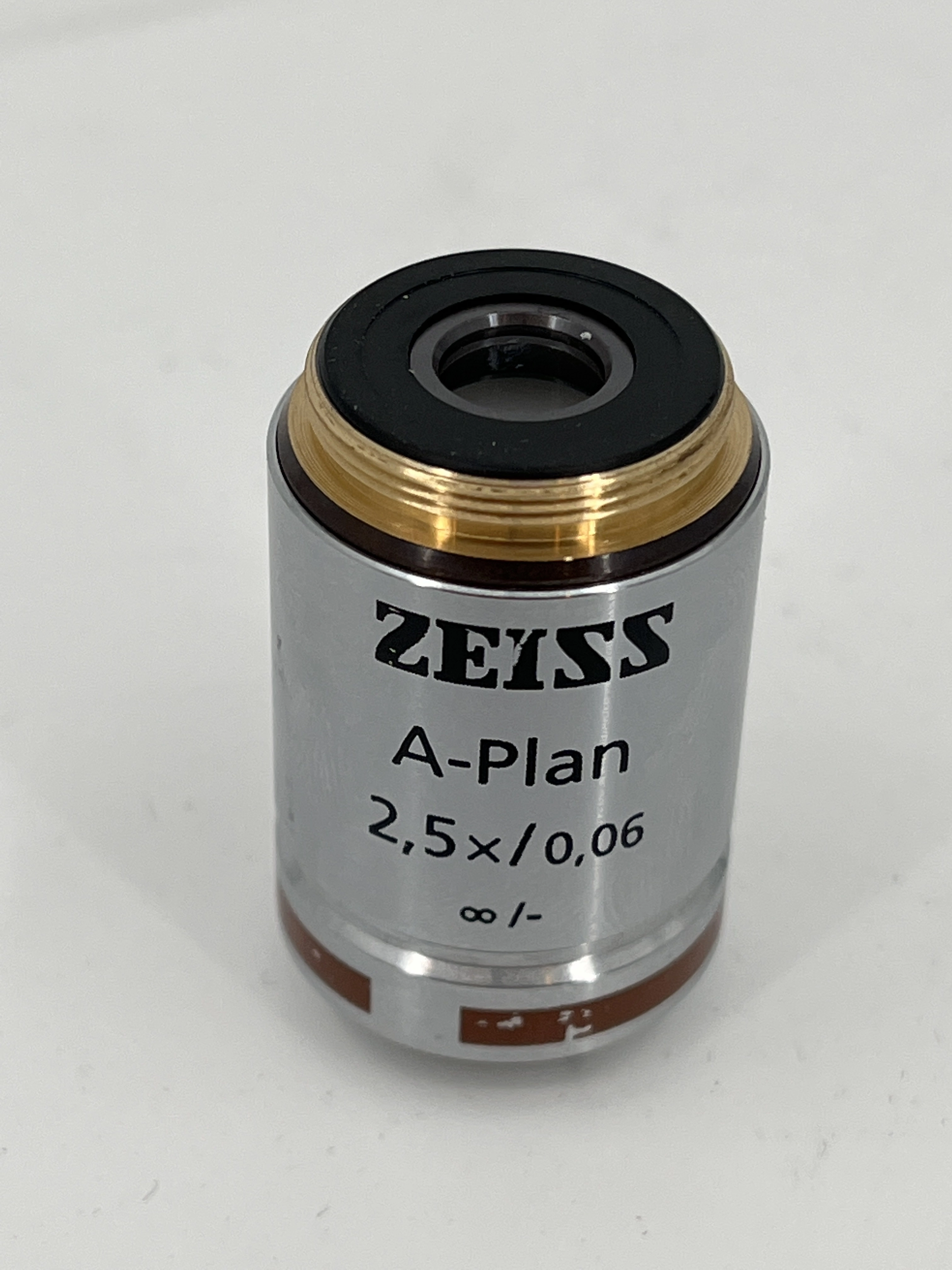 Zeiss A-Plan 2.5x/0.06 RMS Thread Size Objective:2.5x | LabX.com