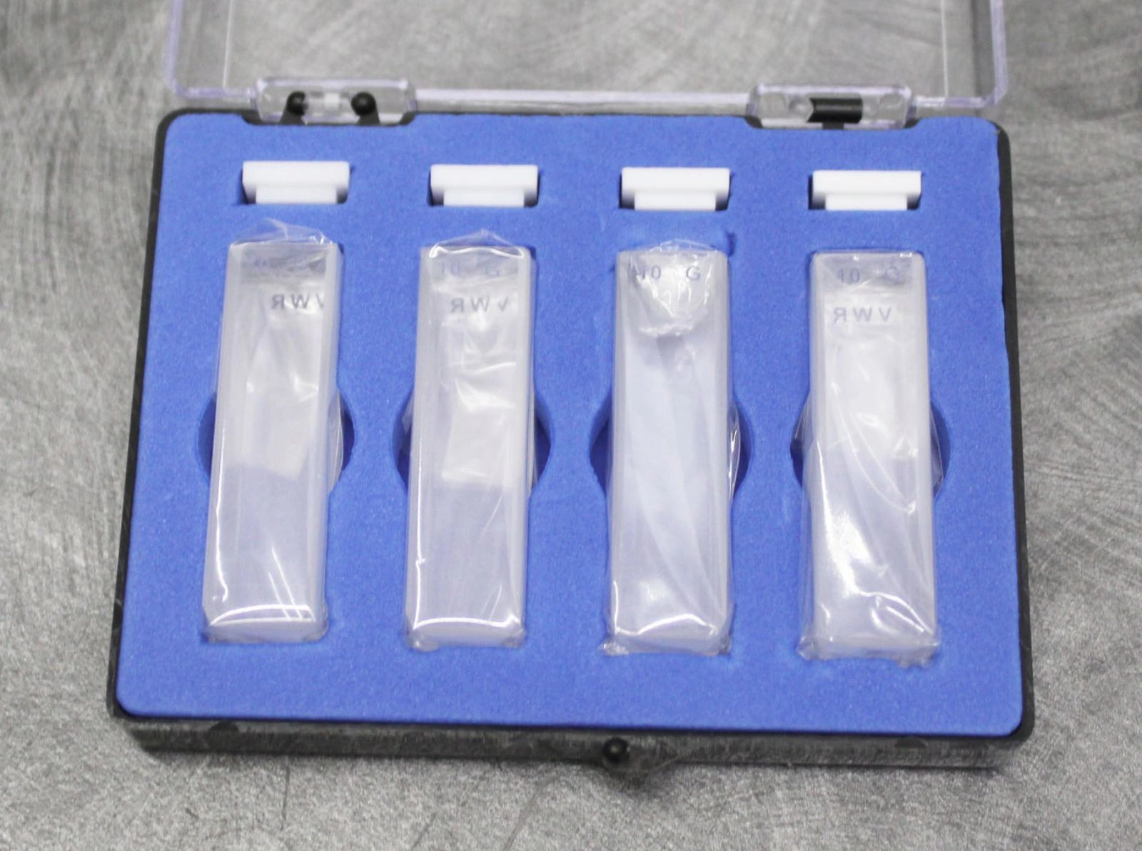 VWR New 4-Pk 10037-462 Glass Cell Cuvettes Light Path 10mm for ...