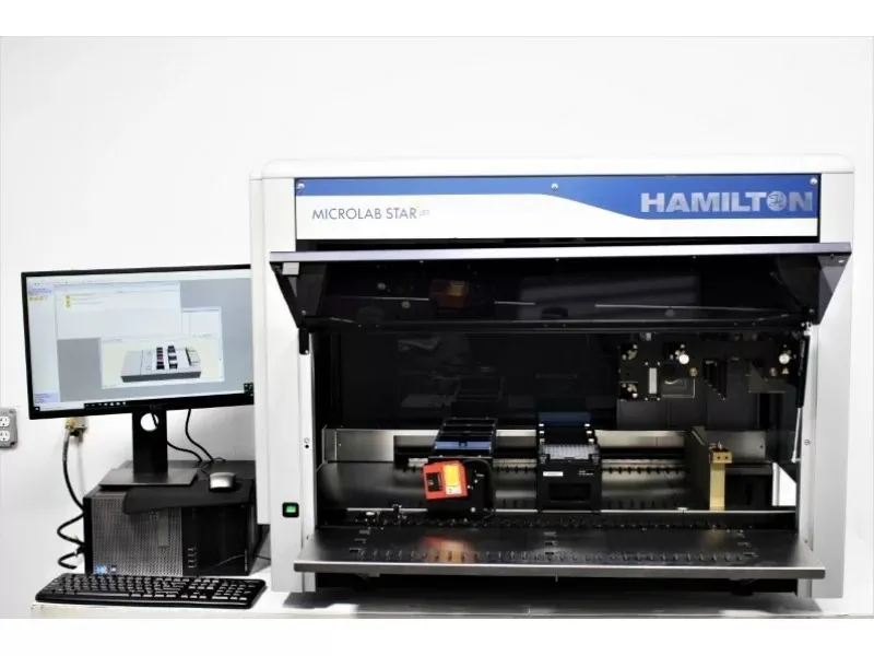 Hamilton MICROLAB STARlet Liquid Handler w/ Span-8, CO-RE Gripper, Autoloader | LabX.com