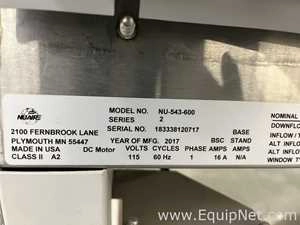 Nuaire Inc. NU-543-600 LabGard Class II, Type A2 Laminar Flow ...