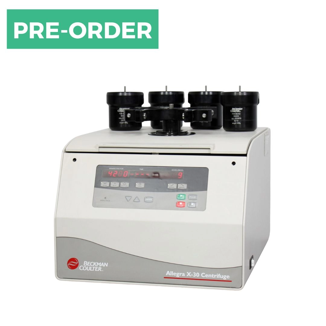 Beckman Coulter Allegra X-30 Benchtop Centrifuge B06314 with Swing ...