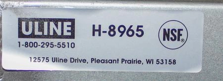 Uline Stainless Steel Tables, Two H8965 and One Solid top Steel wire ...