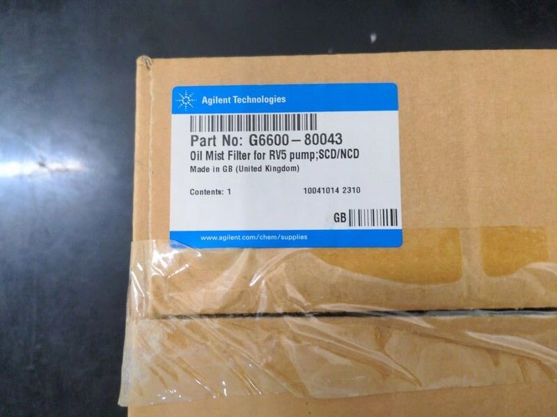 Agilent Technologies Oil Mist Filter for RV5 pump; SCD/NCD Part No: G6600 – 80043 | LabX.com