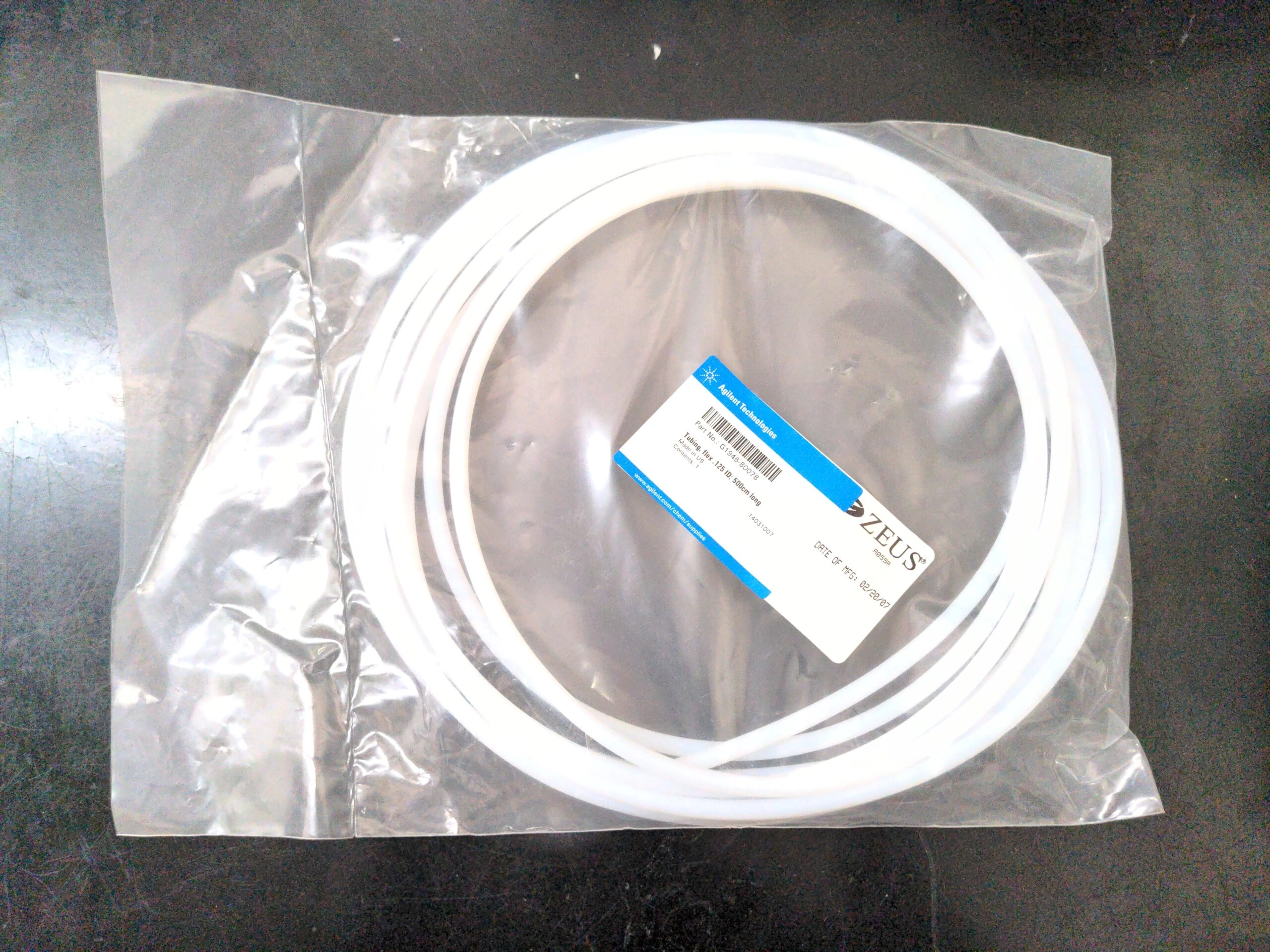 Agilent Technologies Flexible Tubing Agilent flex. 125 ID; 500cm long ...
