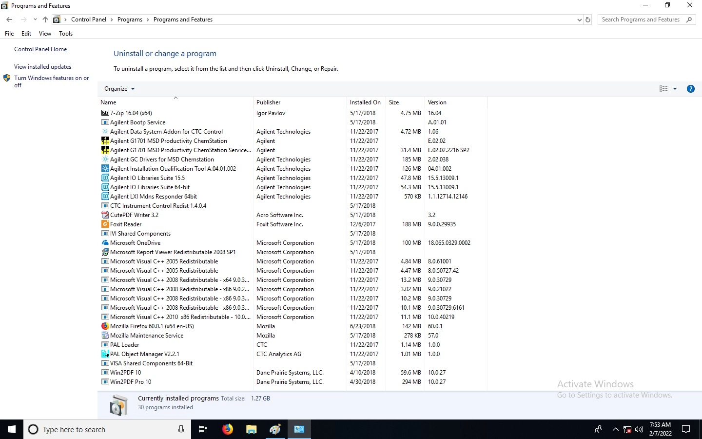 Agilent GC/MS 6890 with 5973 MSD Complete System Combi PAL Autosampler ...