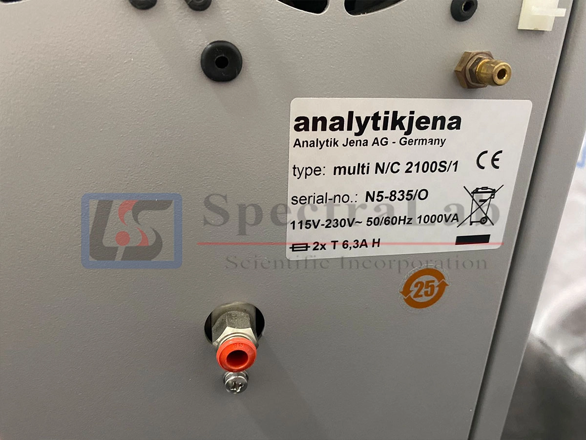 Analytik Jena Multi N/C 2100S/1 Carbon And Nitrogen Analyzer | LabX.com