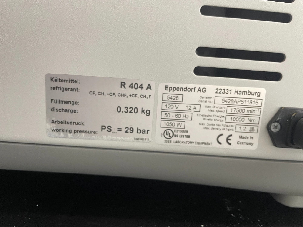 Eppendorf 5430R Refrigerated Centrifuge | LabX.com