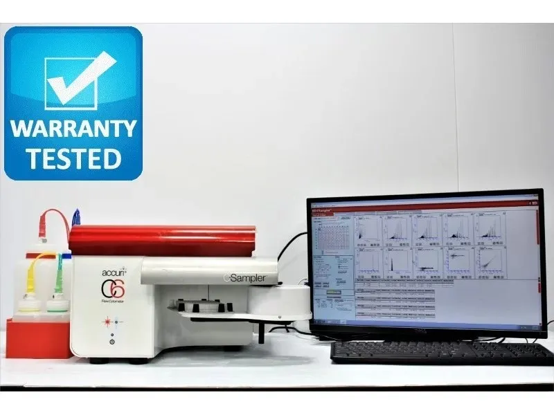 BD Accuri C6 Flow Cytometer 2 Laser 4 Color w/C-Sampler | LabX.com