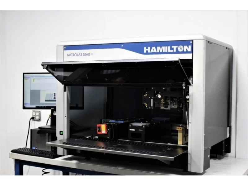 Hamilton MICROLAB STARlet Liquid Handler w/ Span-8, CO-RE Gripper, Autoloader | LabX.com