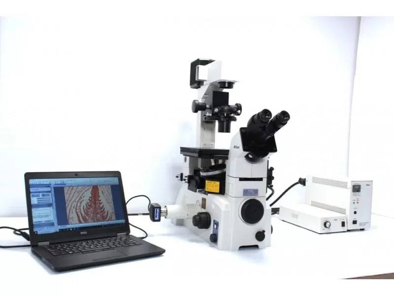 Nikon Eclipse TE2000-U Inverted Fluorescence Phase Contrast Microscope Pred Ti2-U | LabX.com
