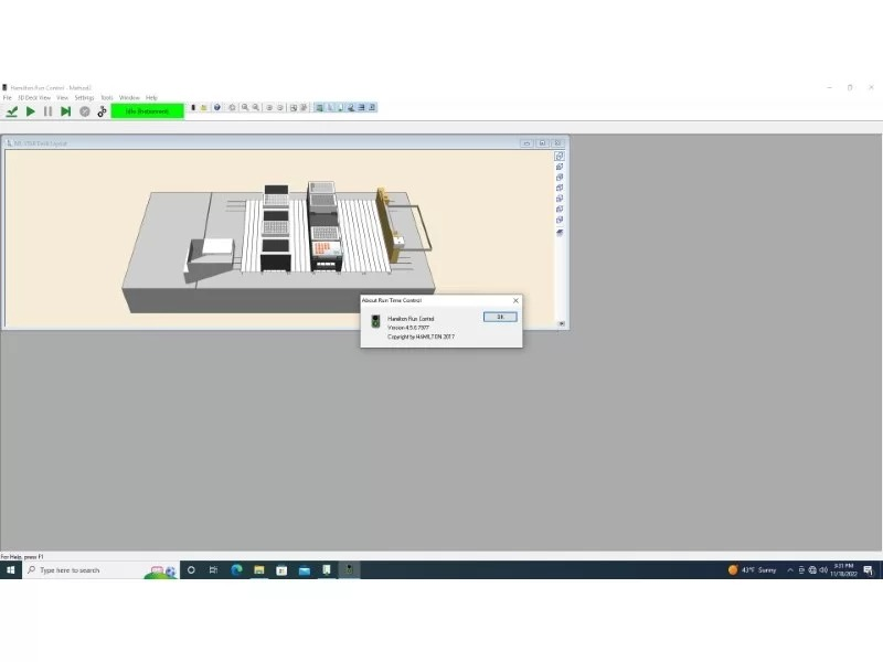 Hamilton MICROLAB STARlet Liquid Handler w/ Span-8, 1000ul 96 head, CO ...