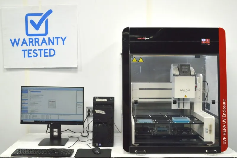 AnalytikJena CyBio FeliX Liquid Handler w/ UVP HEPA UV Enclosure - AV ...