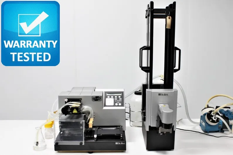 BioTek EL406 Microplate Dispenser 406PSUB1 w/ BioStack3WR Stacker Unit2 ...