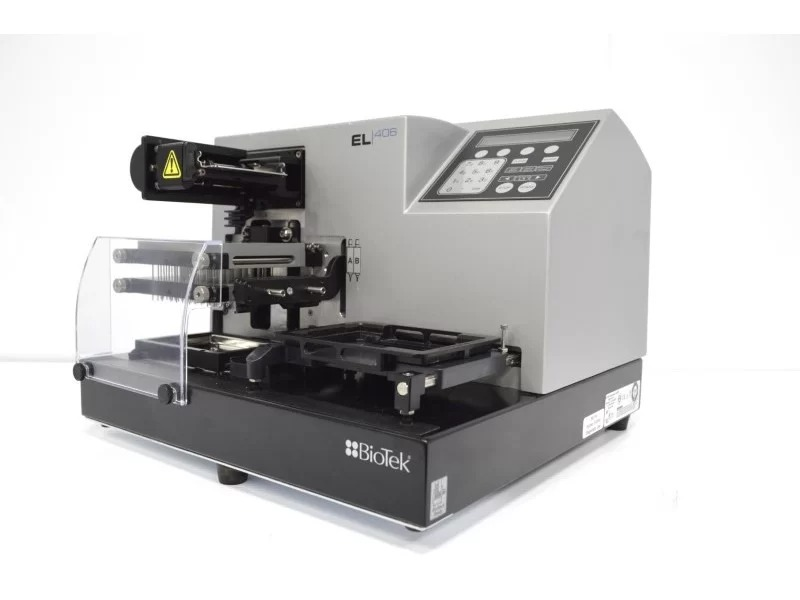 Agilent BioTek EL406 Microplate Dispenser 406PSUB1 w/ BioStack Stacker ...