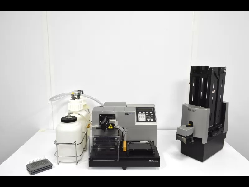 Agilent BioTek EL406 Microplate Dispenser 406PSUB3 w/ BioStack Stacker ...