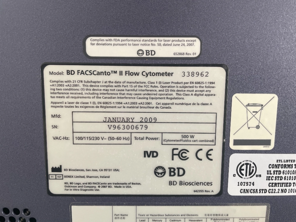 BD FACSCanto II Flow Cytometer | LabX.com