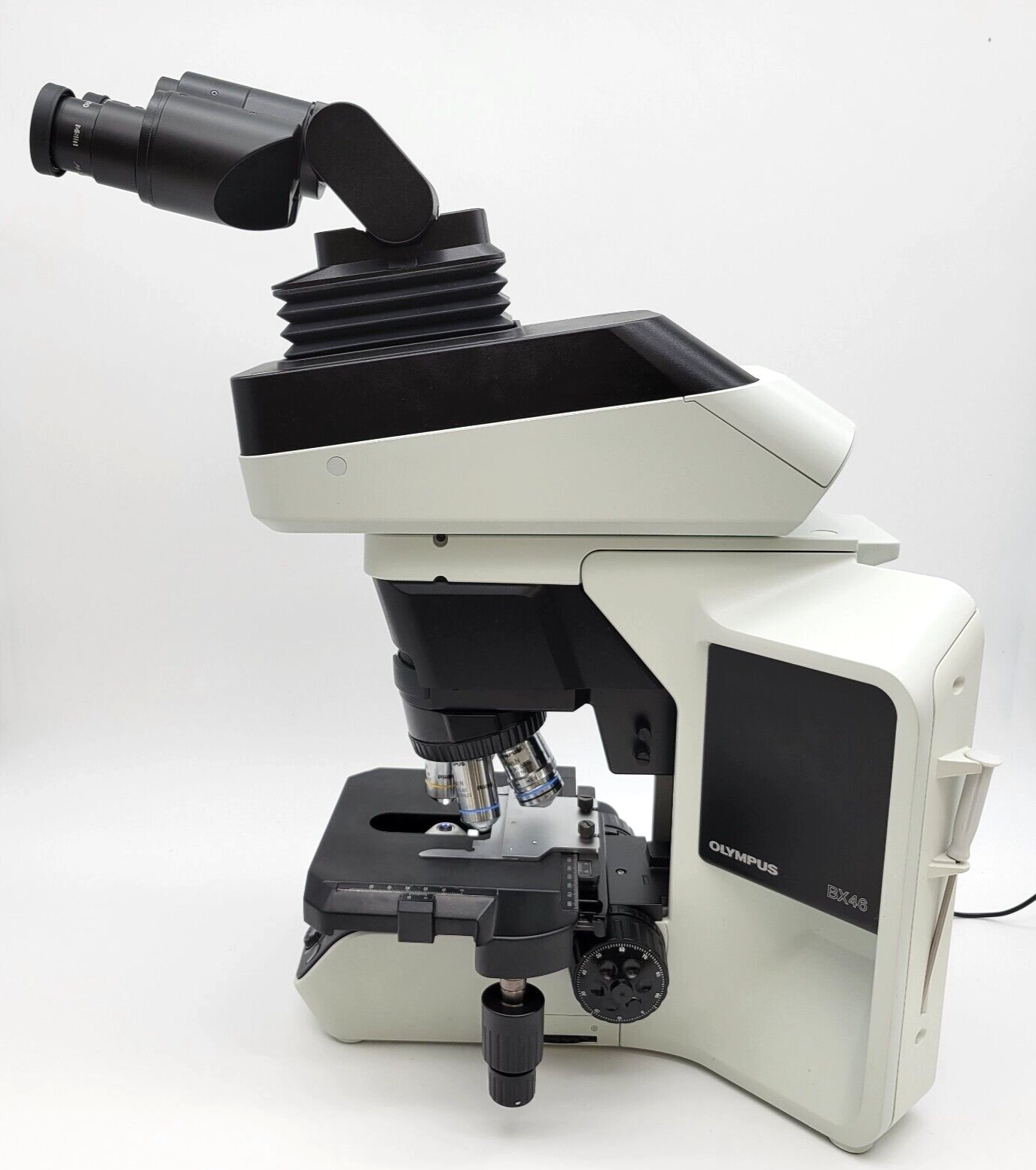 Olympus Microscope BX46 LED with Tilting Lift Ergo Head and 100x ...