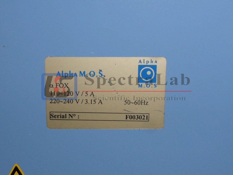 Alpha MOS α Prometheus Fingerprint Mass Spectrometer with α FOX Sensor ...