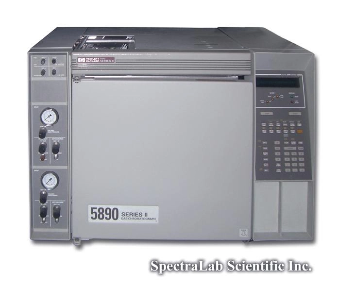 HP 5890 II GC with FID and Split/splitless Inlet | LabX.com