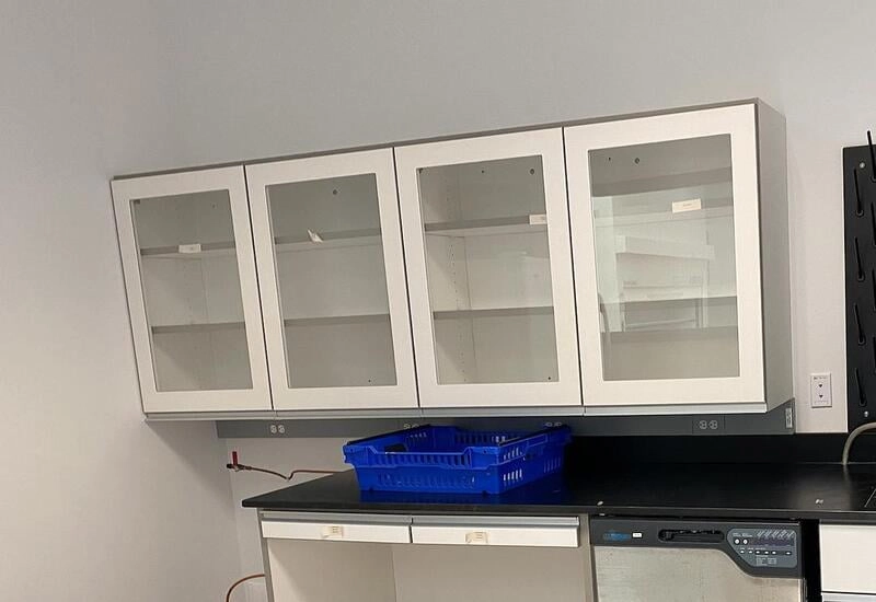 Chemsurf Wood Overhead Lab Casework Cabinet 48x16x36 Recessed Handle ...