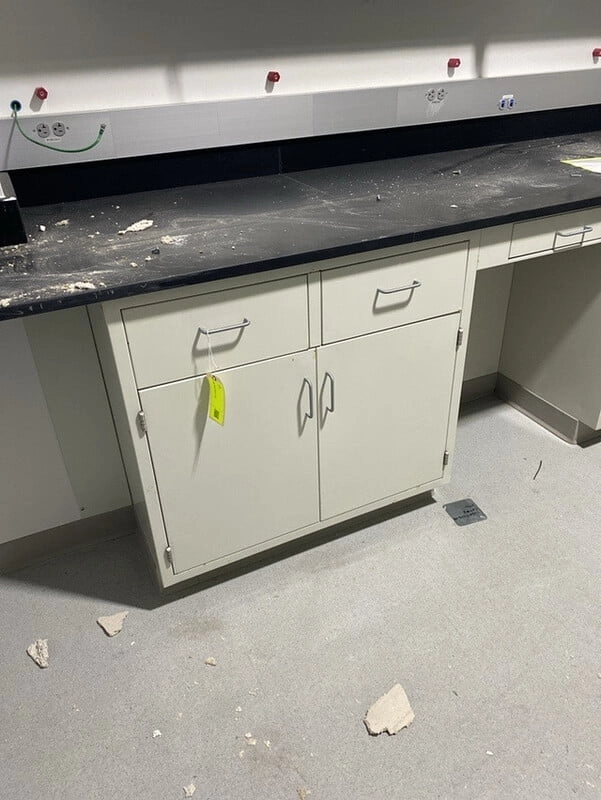 3' Jamestown Lab Casework Benches 2 door / 2 drawer stainless inside ...