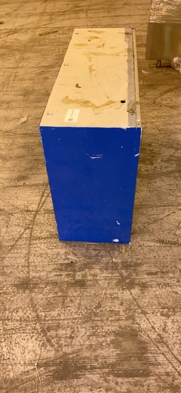 4' Lab Overhead Cabinet w Glass Sliding Doors | LabX.com