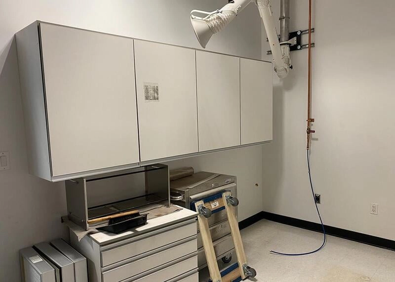 Chemsurf Wood Overhead Lab Casework Cabinet 48x16x36 Recessed Handle ...