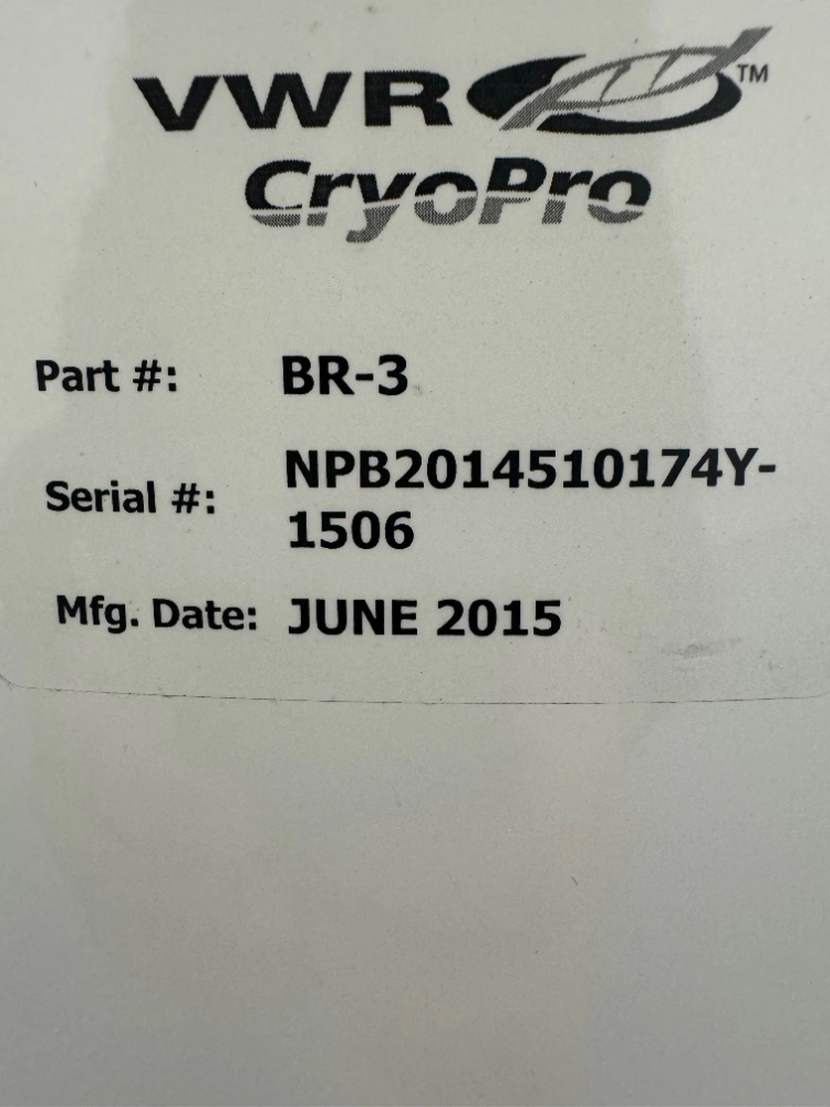 VWR CryoPro Cryogenic Storage Vessel | LabX.com