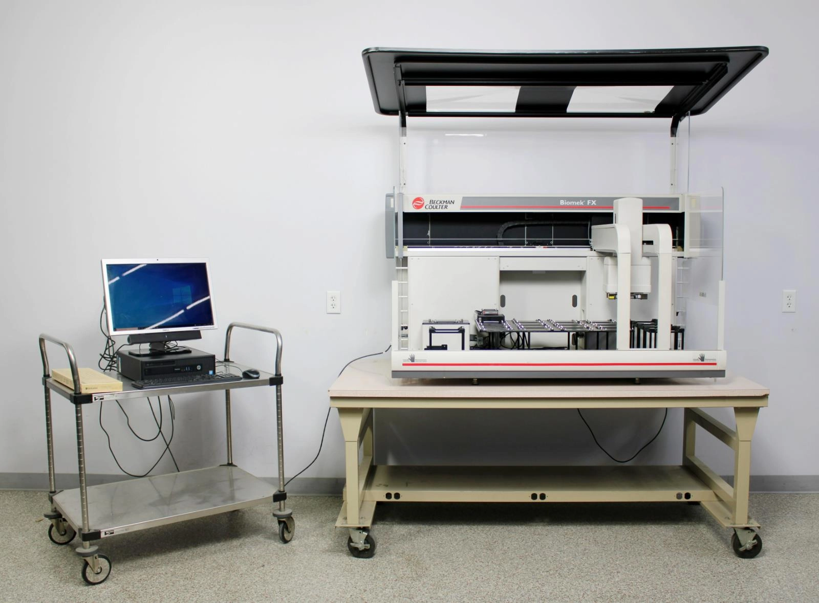 Beckman Coulter Biomek FX Liquid Handler with PC & Software 717001 w ...