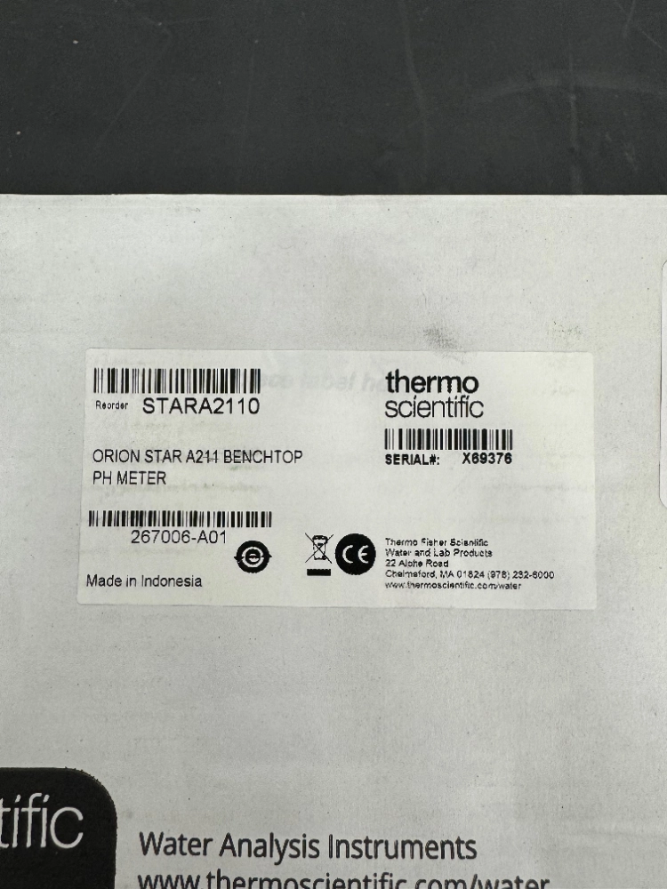 Thermo Orion Star A211 Benchtop pH Meter | LabX.com