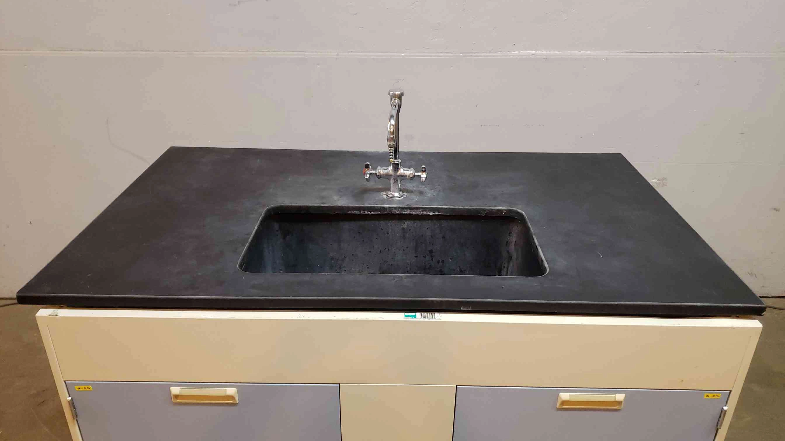 5' Fisher Hamilton Sink Bundle Casework with Faucet (SKU: 13468AA ...
