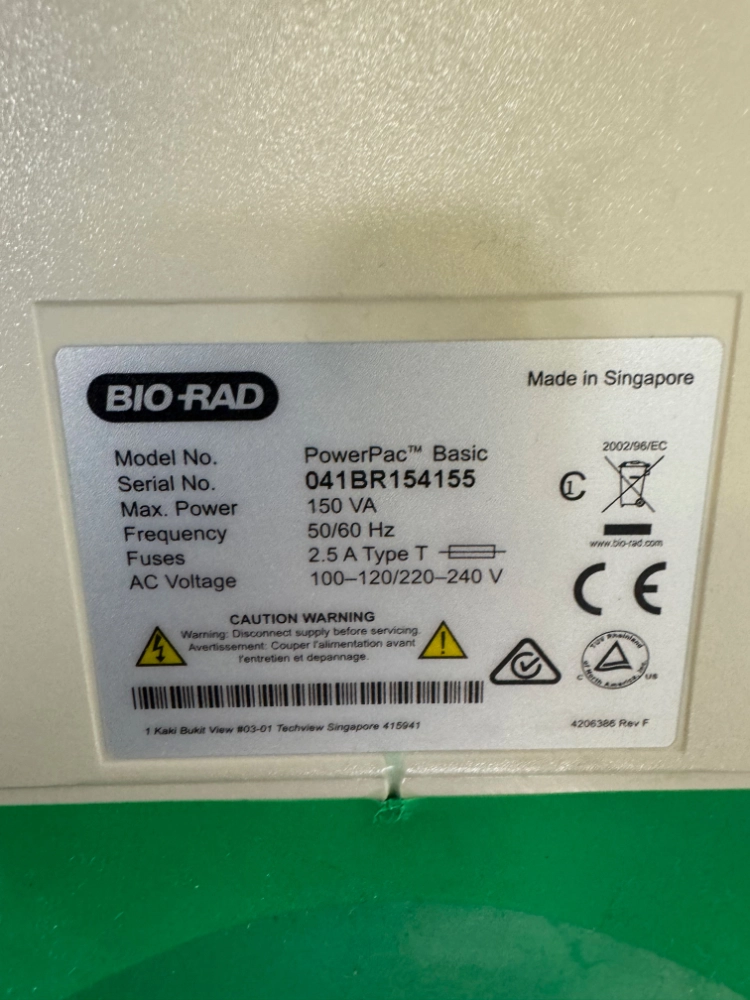 Bio-Rad PowerPac BAsic Electrophoresis Power Supply | LabX.com
