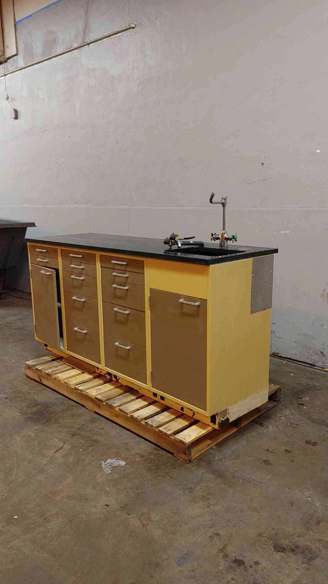 6' Hamilton Drawers Combo Sink Bundle Metal Lab Casework(104277) | LabX.com