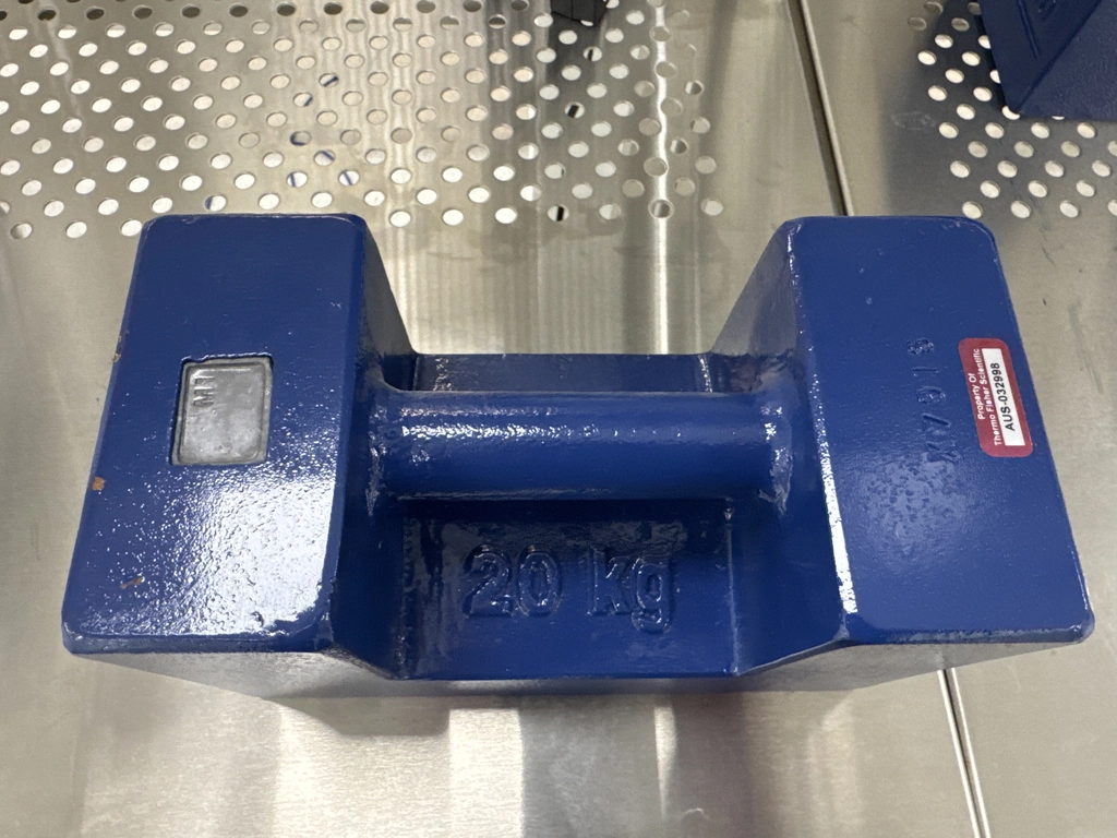 Mettler Toledo 20kg Calibration Weight, Grip Handle Style Stainless ...