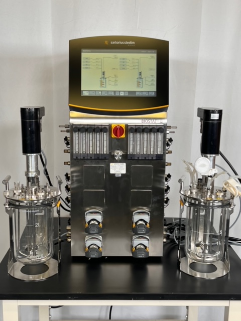 Sartorius Biostat B Twin Bioreactor Cell Culture Bioprocess System 2 x ...