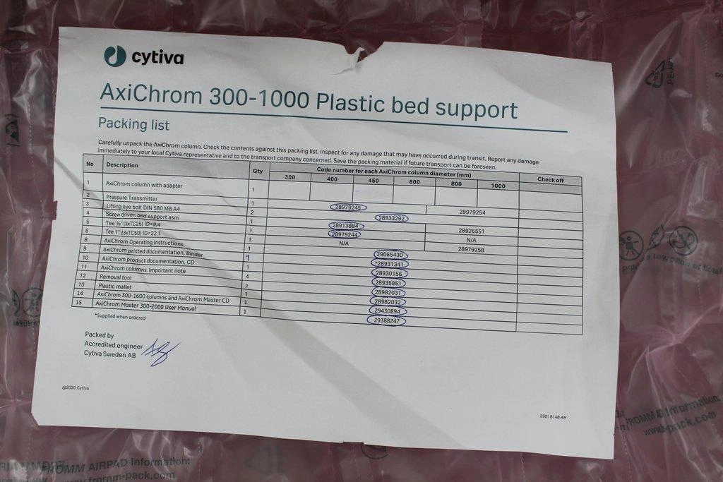 Cytiva AxiChrom 450/500 Chromatography Column System Fully Functional ...