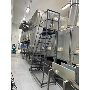 Used 108 " Wide Aeroglide 304 Stainless Steel Belt Flaker / Dryer For ...