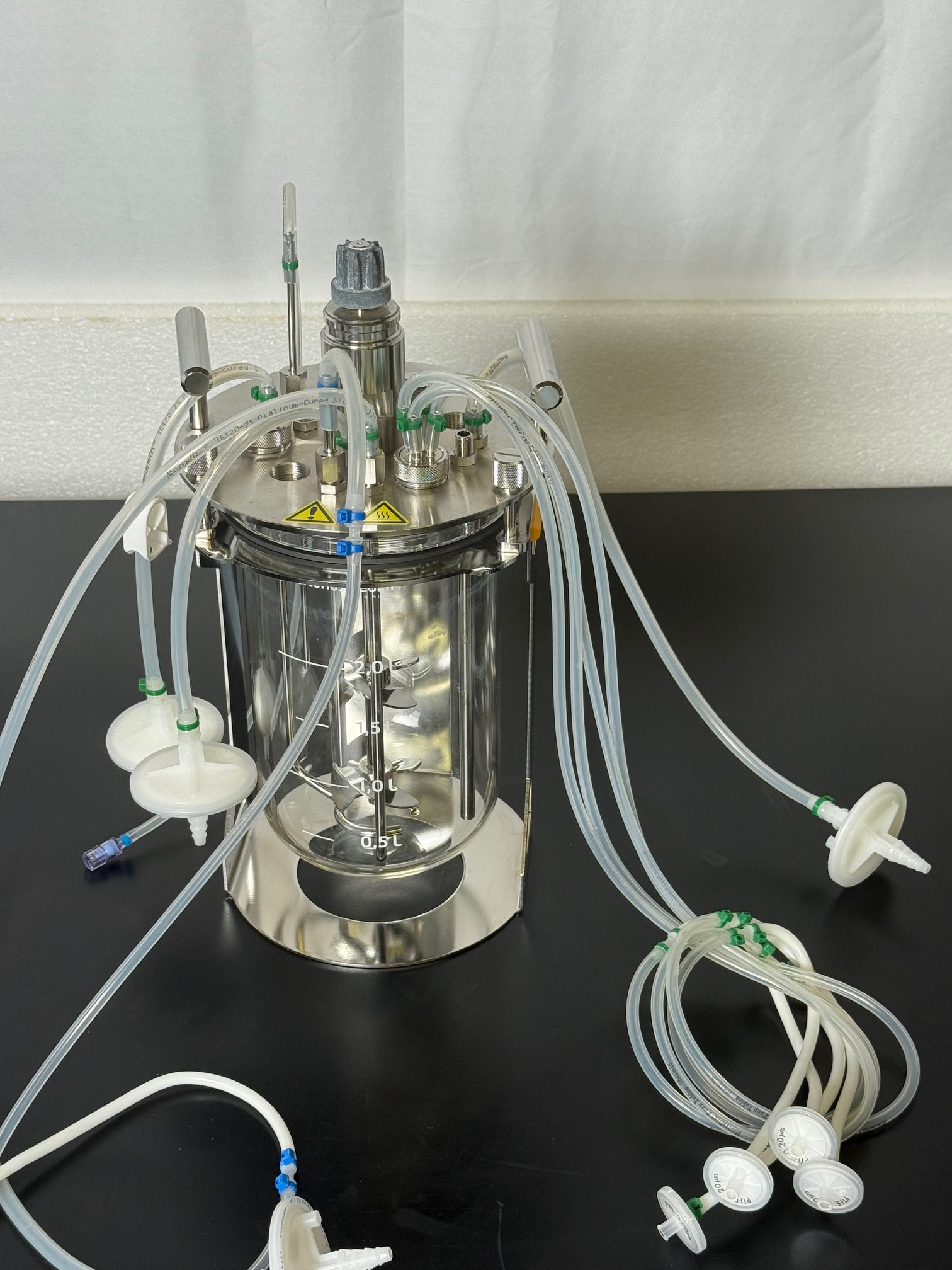 Sartorius 2 Liter Univessel Multi-Use Glass Reactor for Biostat ...