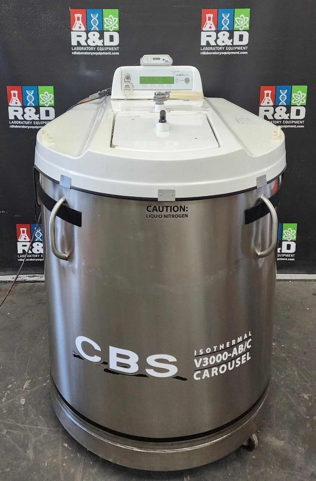 CBS Isothermal V32000-AB/C Cryo LN2 Nitrogen Carousel Storage System ...