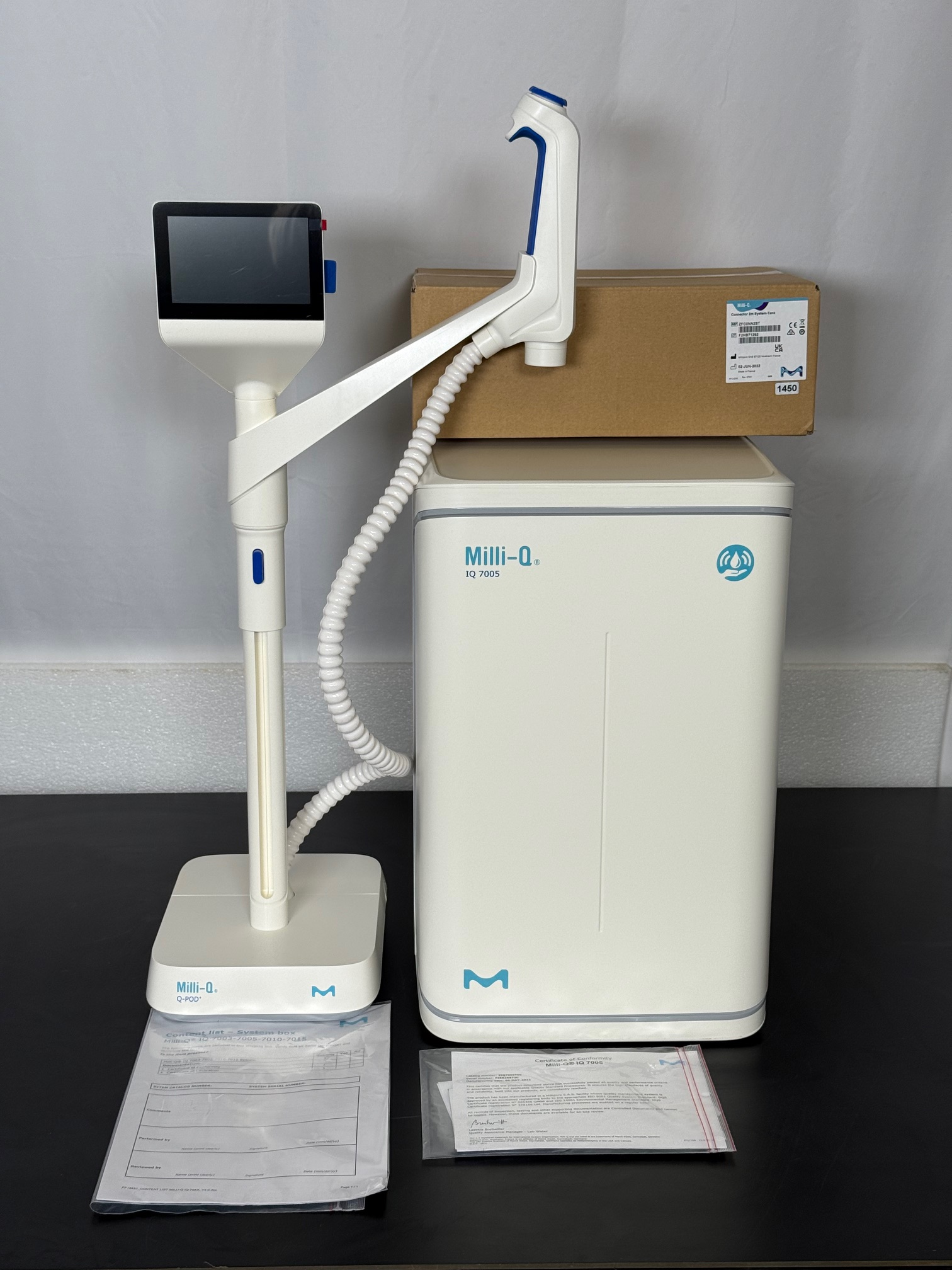 New Millipore Milli-Q IQ 7005 Water Purification System, 5 L/H w/ Milli ...