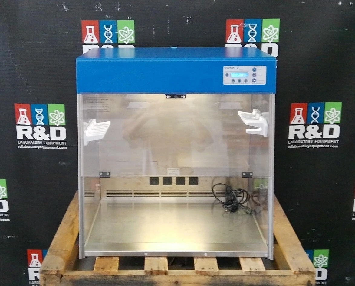 VWR 10783-132 28" PCR Workstation w/ UV & Air Recirculator Twin ...