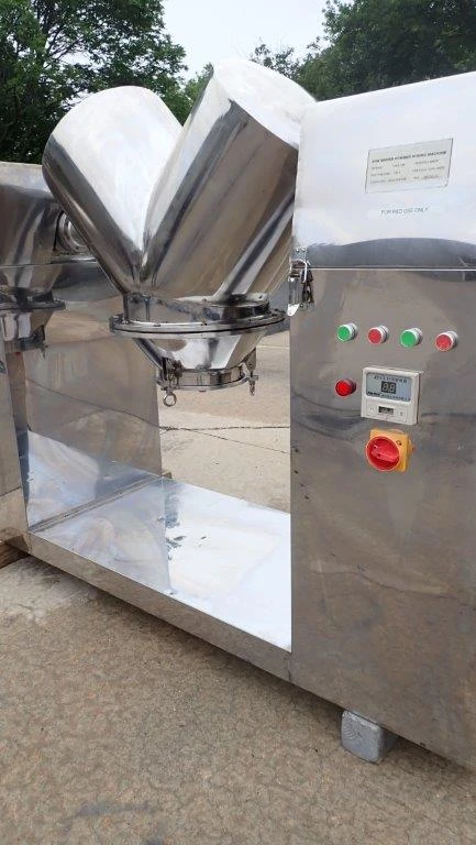 Pilot Plant Stainless Twin Shell V Blender with Intensifier Bar | LabX.com