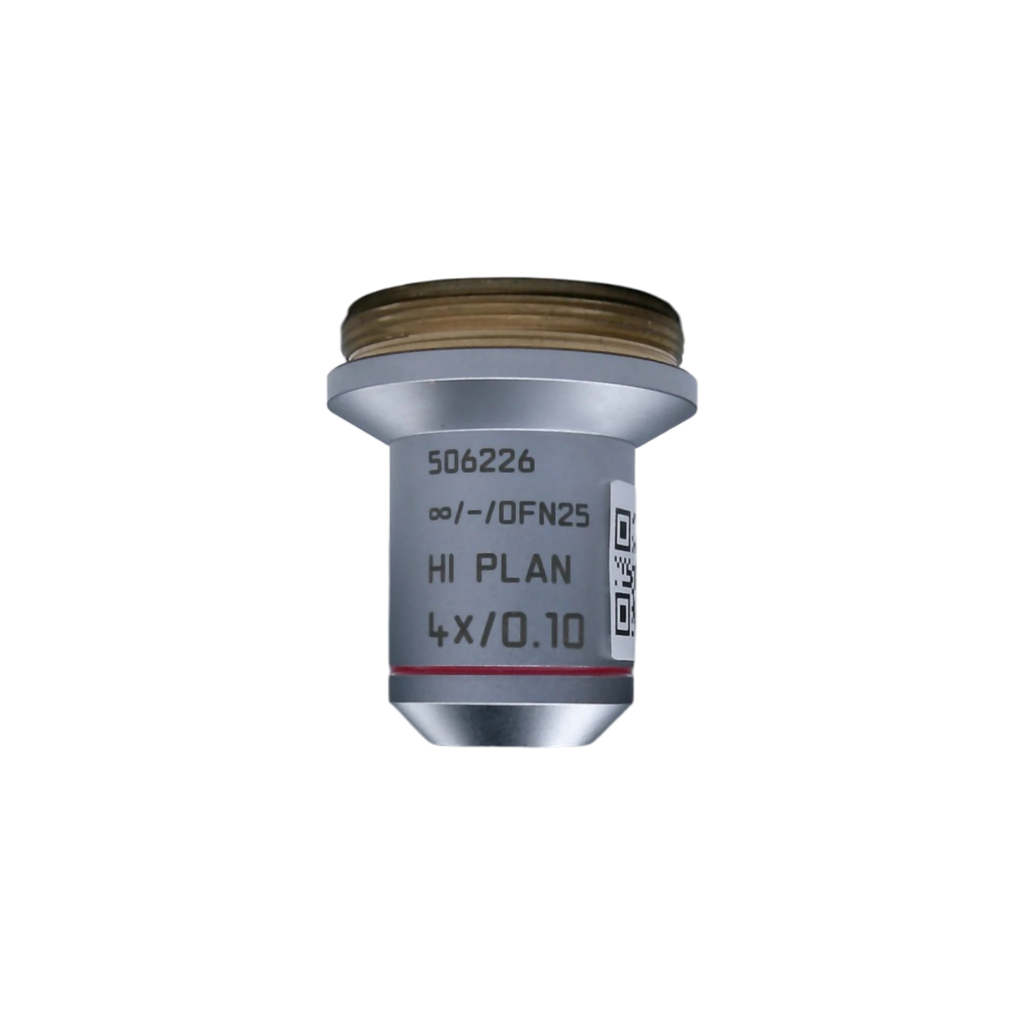 Leica HI Plan OFN25 4x/0.10 M25 Thread Size Microscope Objective | LabX.com