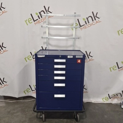 Blue Bell Bio-Medical Anesthesia Cart - Blue Cart | LabX.com