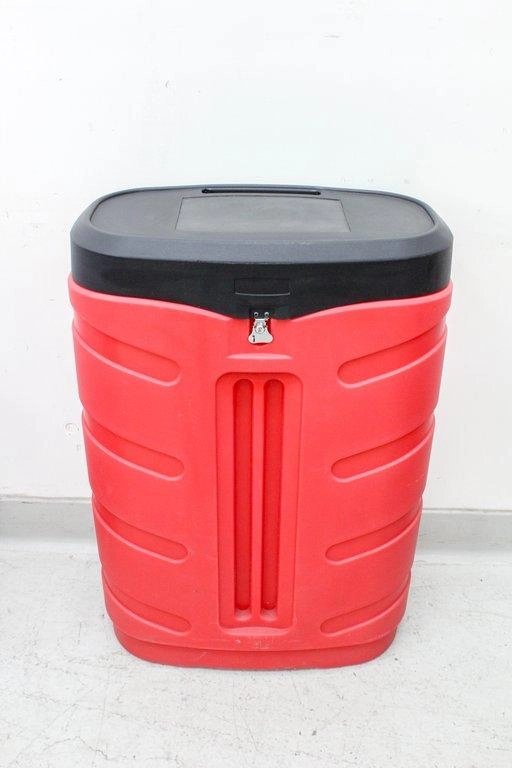8' Curved Container Storage on Wheels for Facility Labs Durable Design ...