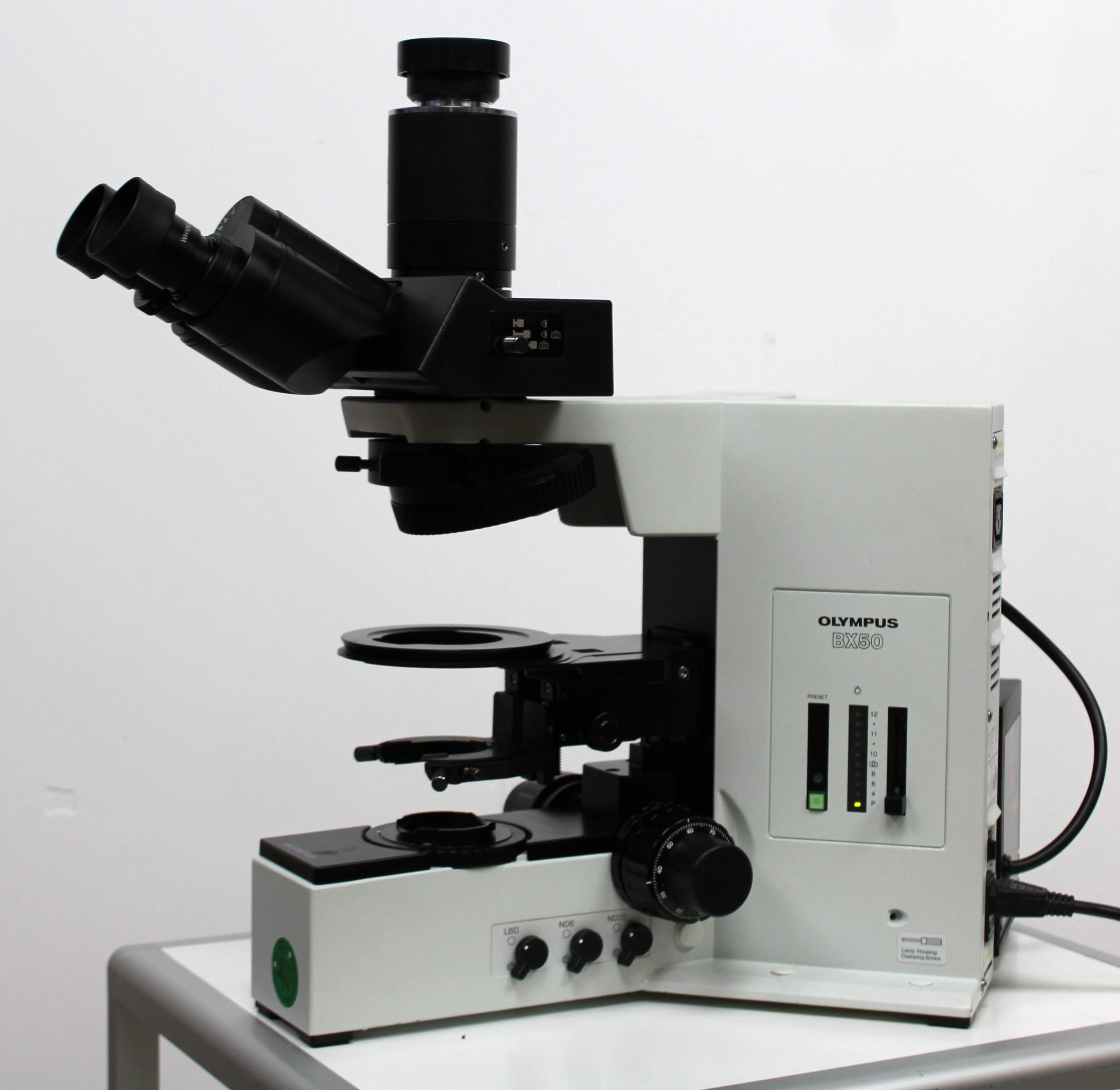 Olympus BX50F4 Microscope Imaging System Functional Without Lenses ...