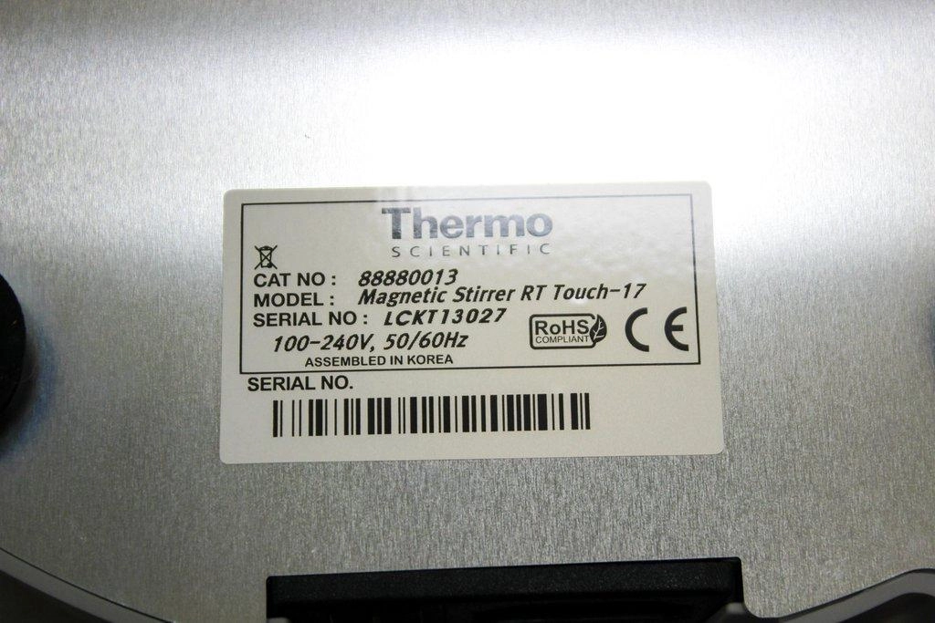 Thermo 88880013 Magnetic Stirrer RT Touch Stir Plate Excellent ...
