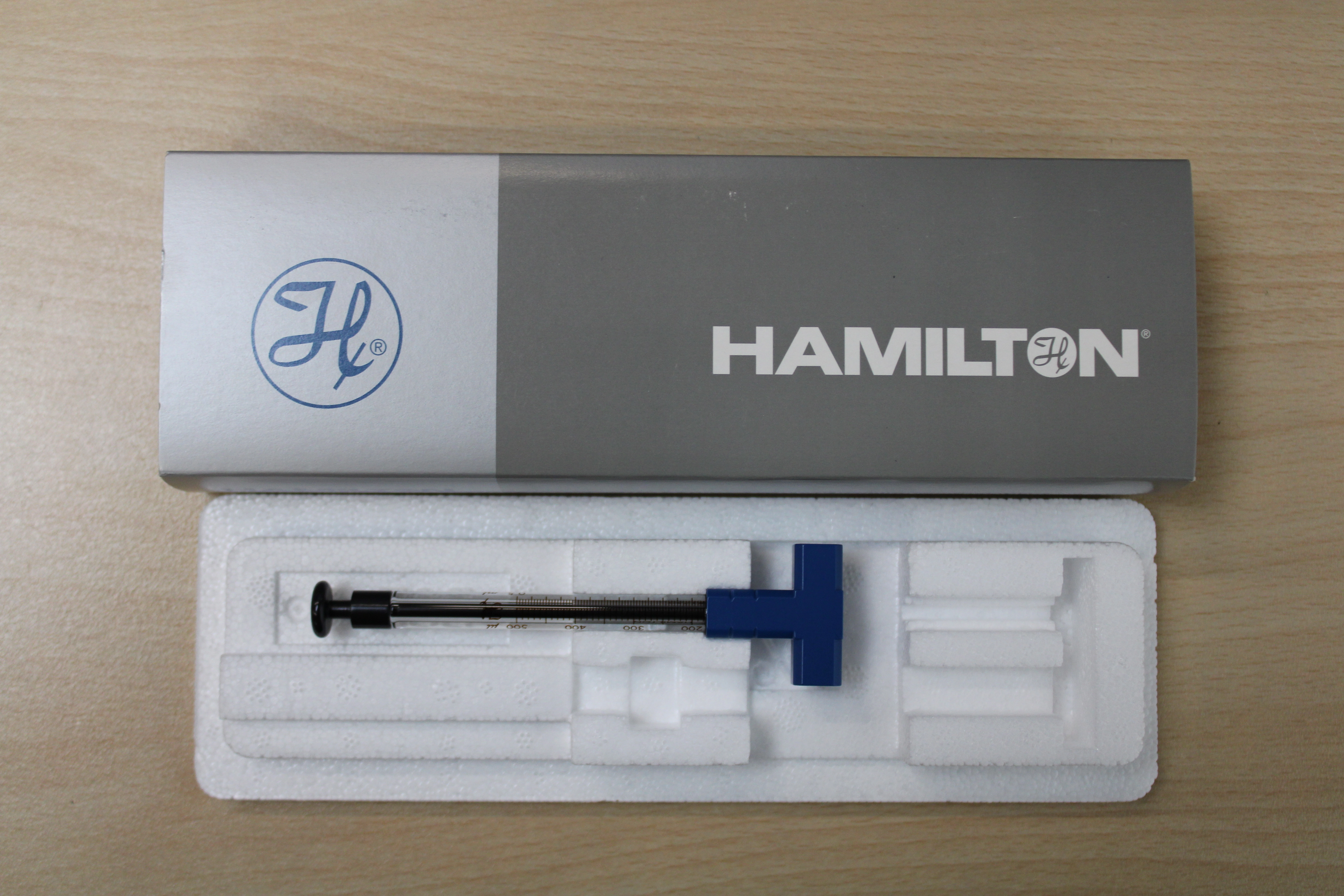 Hamilton SYR 500 uL Pipette Syringe Turnkey 1750 Blue Kone THERMO ...